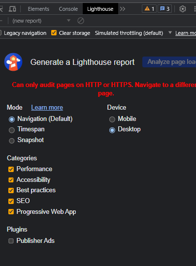 lighthouse in chrome browser · Issue #15190 · GoogleChrome/lighthouse · GitHub