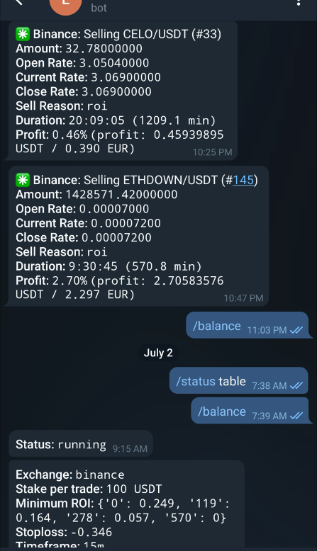 What is the correct way to persist a bot, and to clean up open trades ...