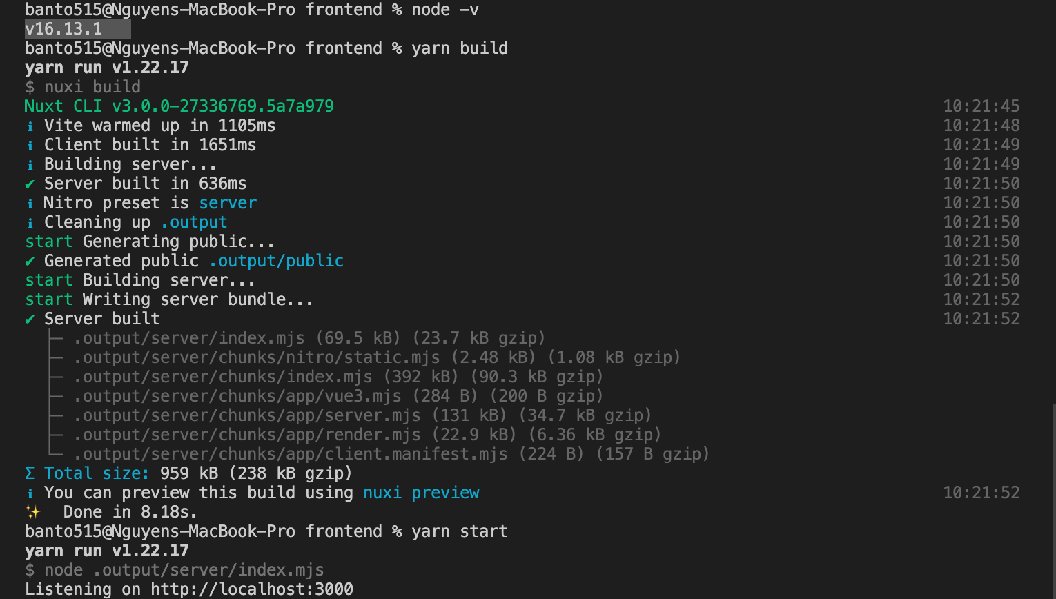 'build' w/ node.js preset doesn't generate a running application in Node v16 LTS · Issue #12772 ...