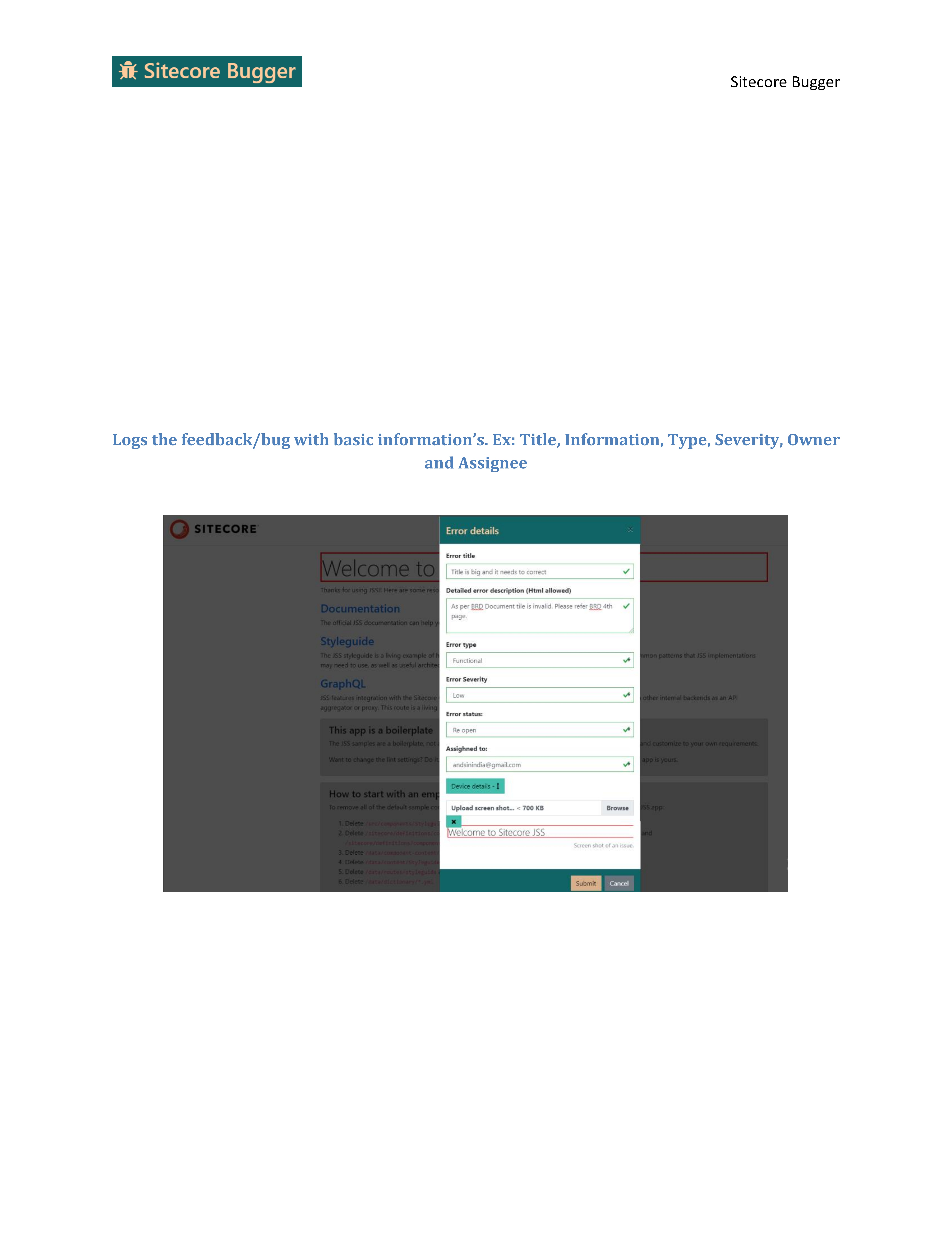 GitHub - andiappan-ar/sitecore-bugger: Sitecore bugger