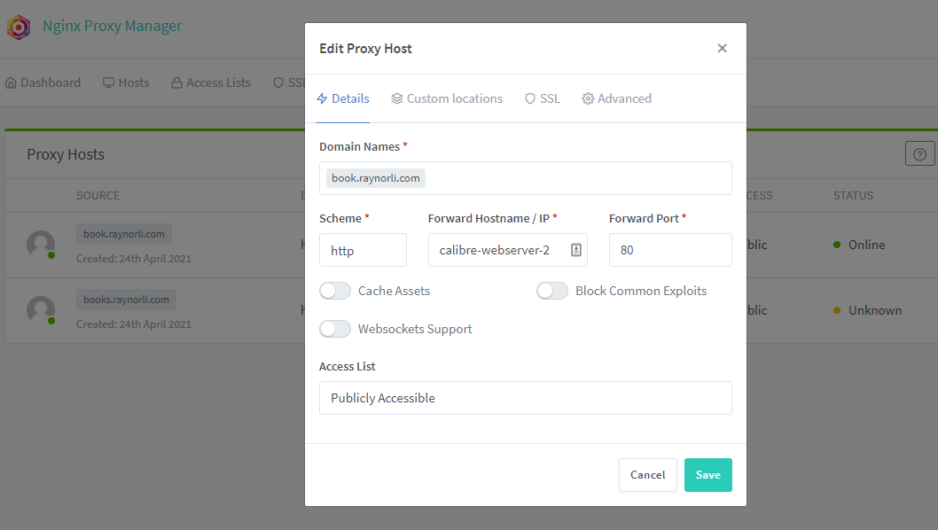 500 Internal Privoxy Error · Issue 181 · Jlesage Docker Nginx Proxy Manager · Github