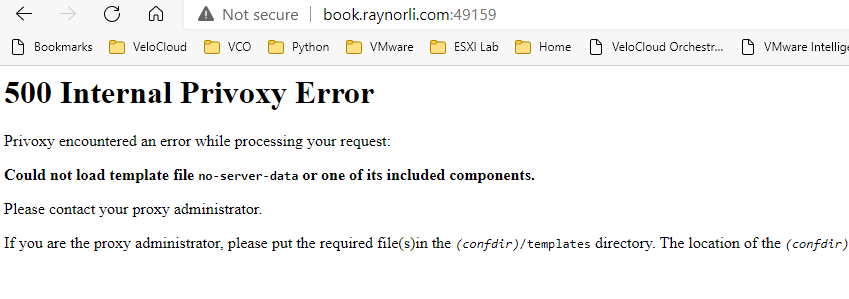 500 Internal Privoxy Error · Issue 181 · Jlesage Docker Nginx Proxy Manager · Github