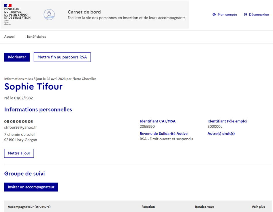 ETQ CO / manager, je veux pouvoir mettre fin au parcours RSA d'un bénéficiaire · Issue #1702 ...