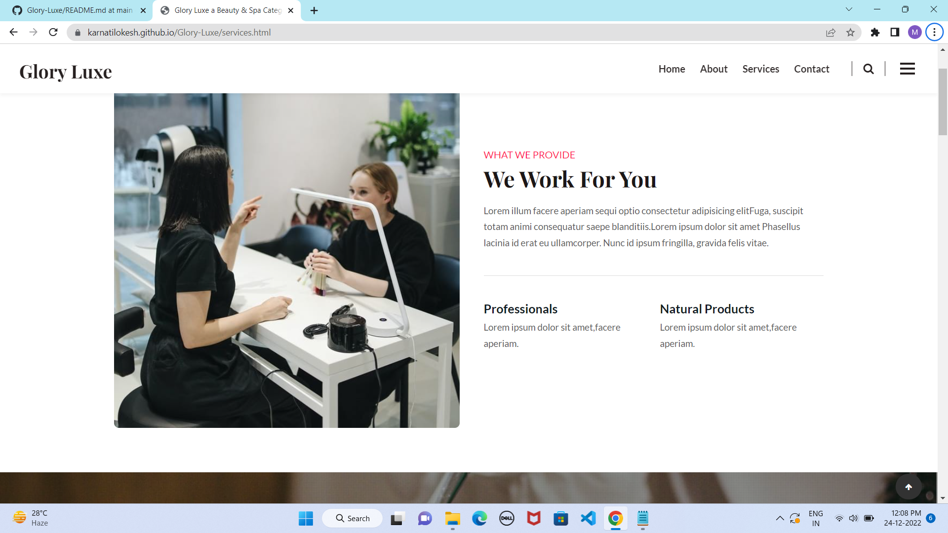 GitHub - KARNATILOKESH/Glory-Luxe