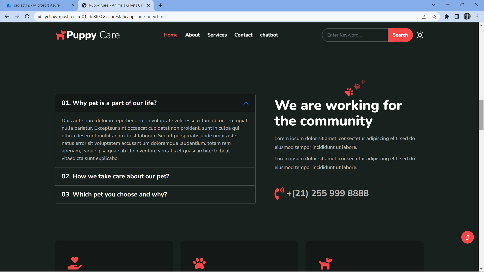 GitHub - Shaikmohammedarshad/project12