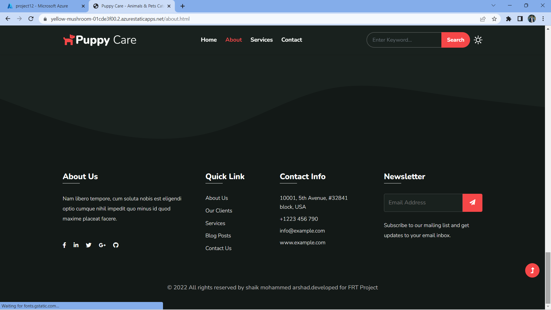 GitHub - Shaikmohammedarshad/project12