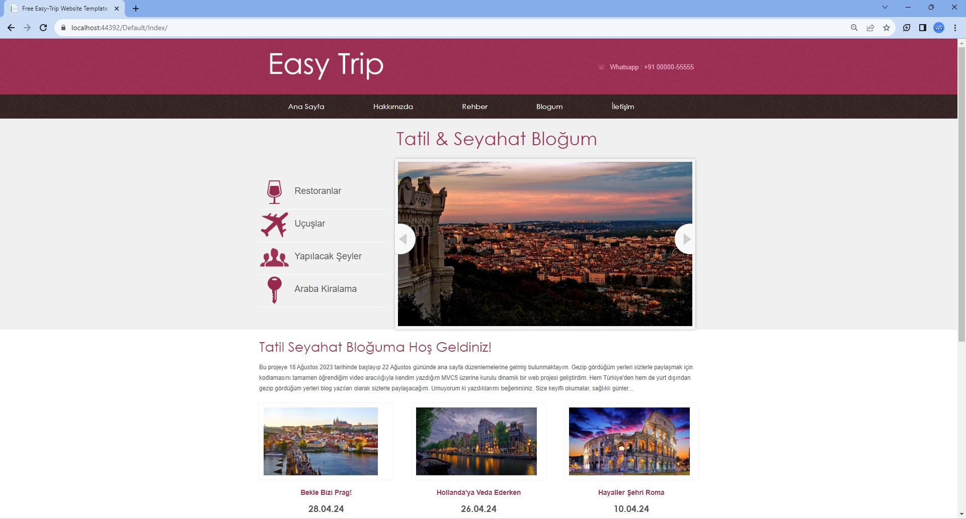 GitHub - melikeisbir/TravelTripProje
