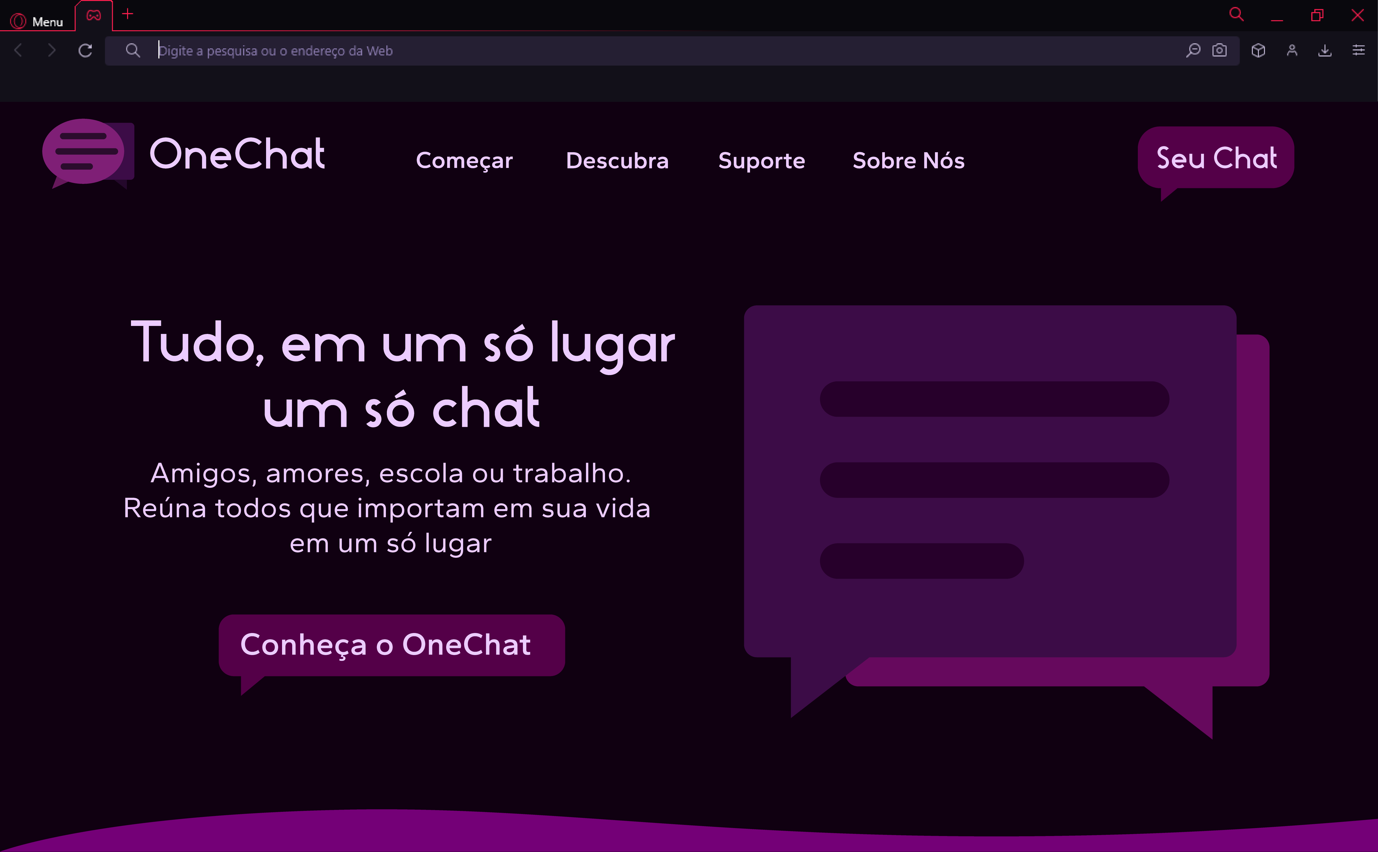 GitHub - Alv-Rod/One-Chat: Seu site de mensagens unificado e moderno.