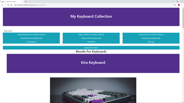 Github Thewifflebraincs313nodejskeyboard A Website For Keyboard Enthusiasts To Document