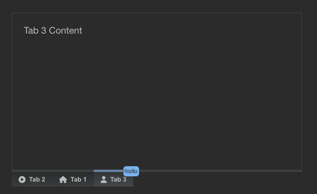 tab.Container: tabBarPosition: 'bottom' & button badges · Issue #3514 · neomjs/neo · GitHub