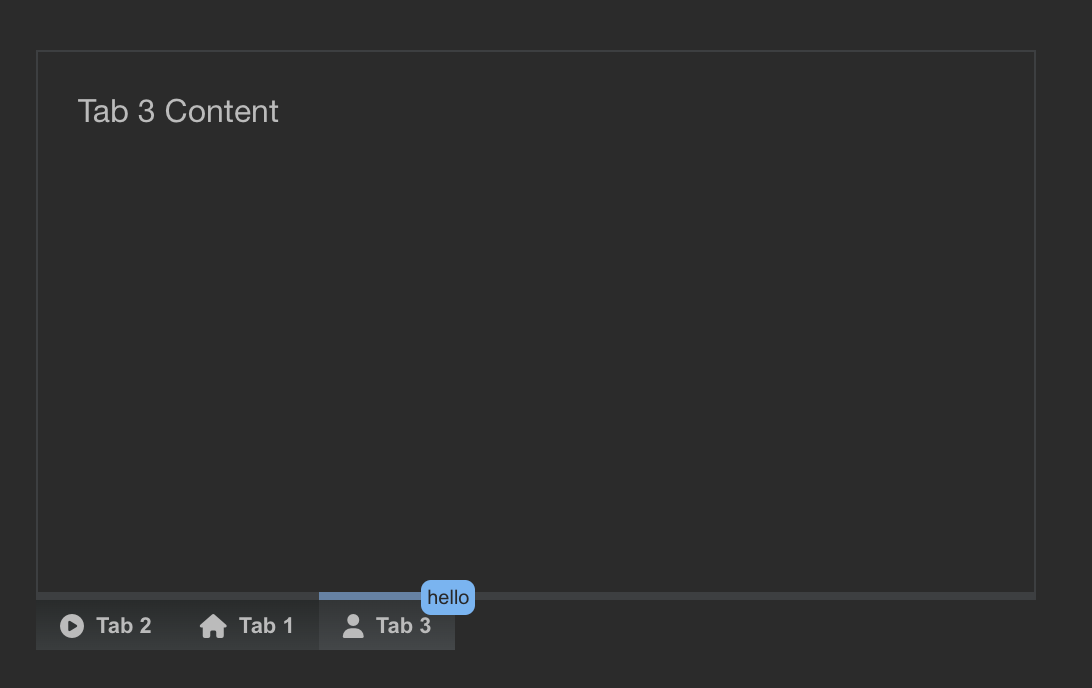 tab.Container: tabBarPosition: 'bottom' & button badges · Issue #3514 · neomjs/neo · GitHub