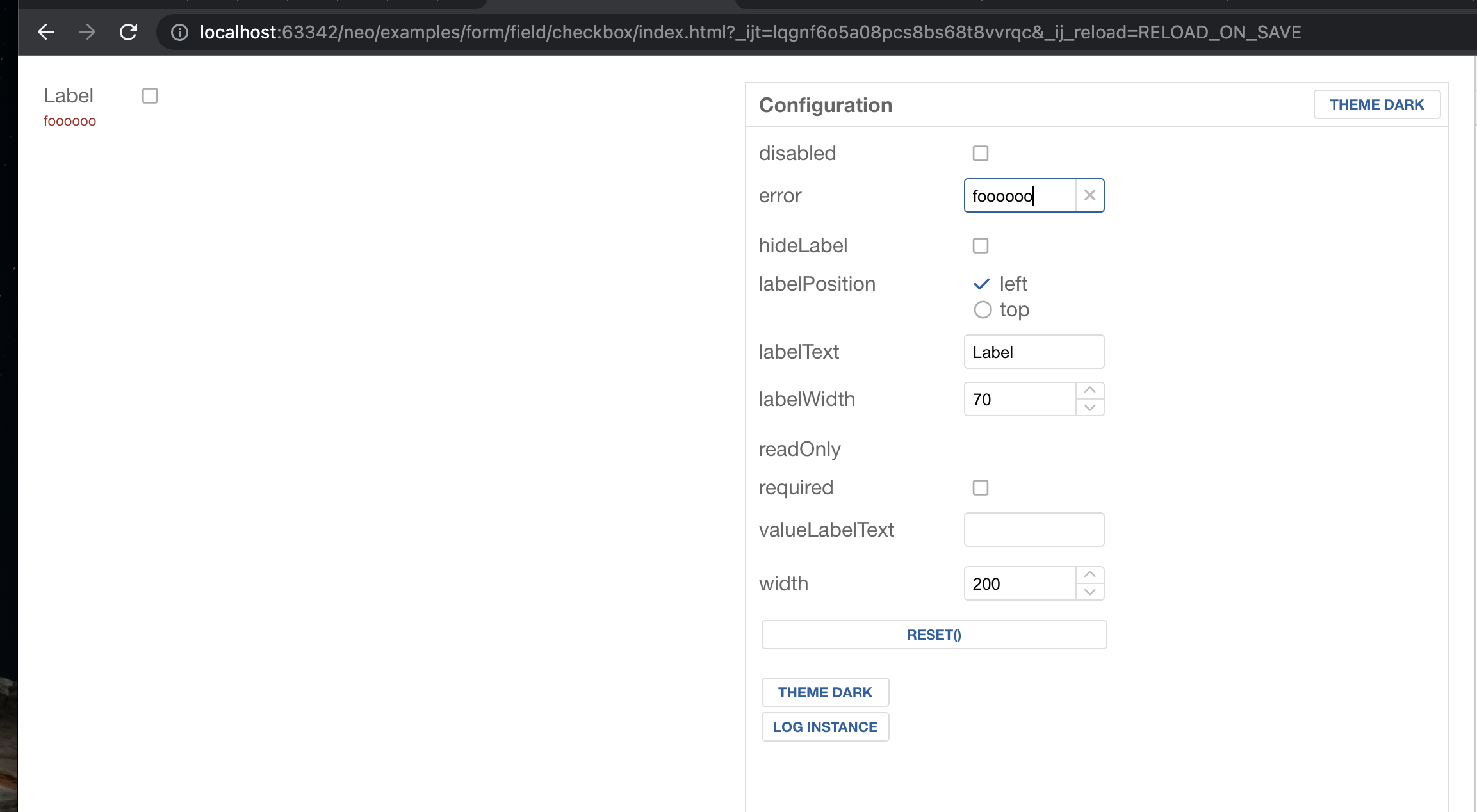 form.field.Checkbox: Required validation needed · Issue #4161 · neomjs/neo · GitHub