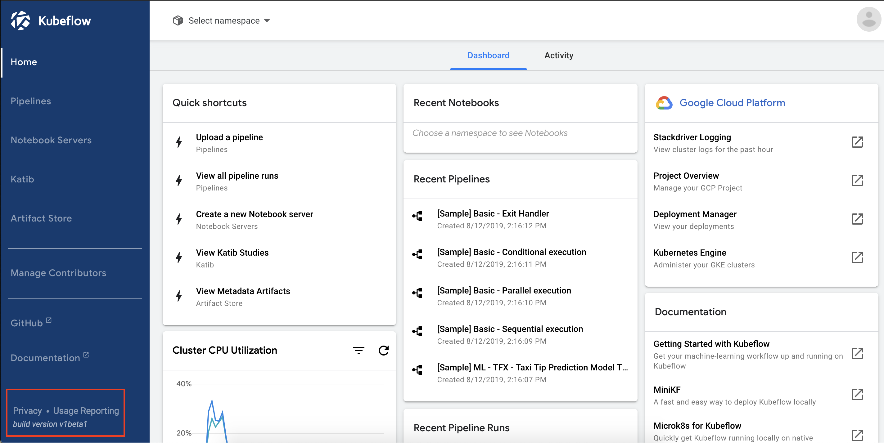 Kubeflow version displayed on the UI is wrong · Issue #3875 · kubeflow/kubeflow · GitHub