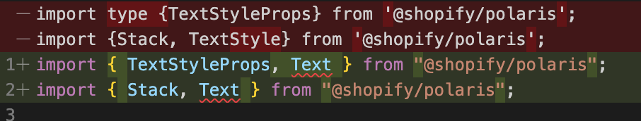 Type import is being modified unintentionally in the Text component migration · Issue #7666 ...
