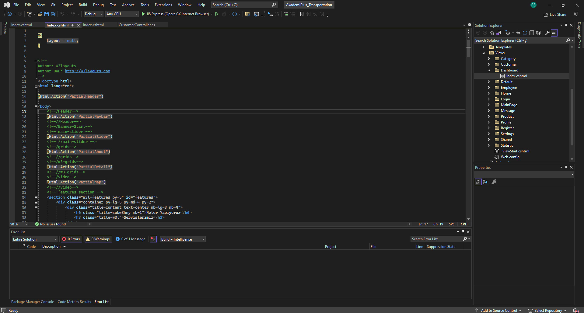GitHub - Sametsenturk75/.NET_AkademiPlus_Transportation_MVC: Akademi Plus Eğitimi ilk projem.Bir ...