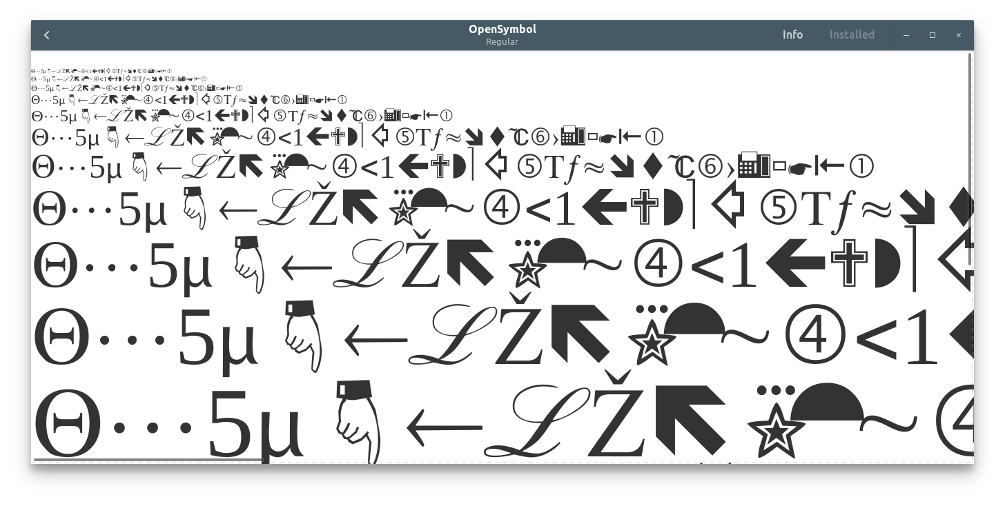OpenSymbols font doesn't render its symbols · Issue #6294 · godotengine ...