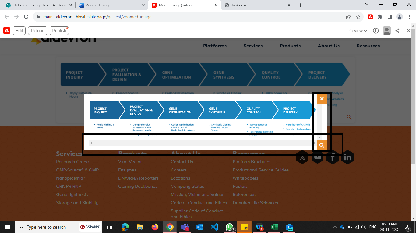 Model-image(Zoomed Image)- Scroller Issue · Issue #152 · hlxsites ...
