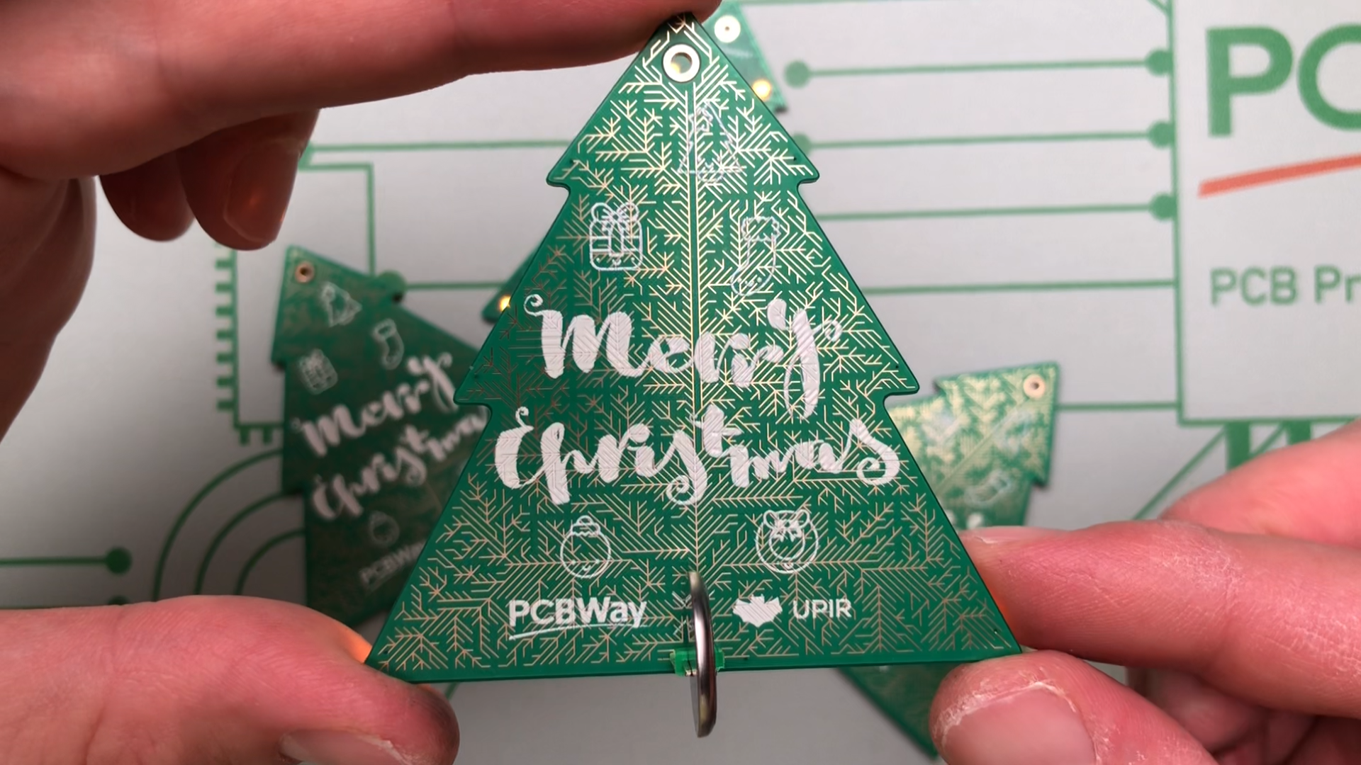 GitHub - upiir/xmas_pcb_badge: Simple Christmas Themed PCB Badge in the ...