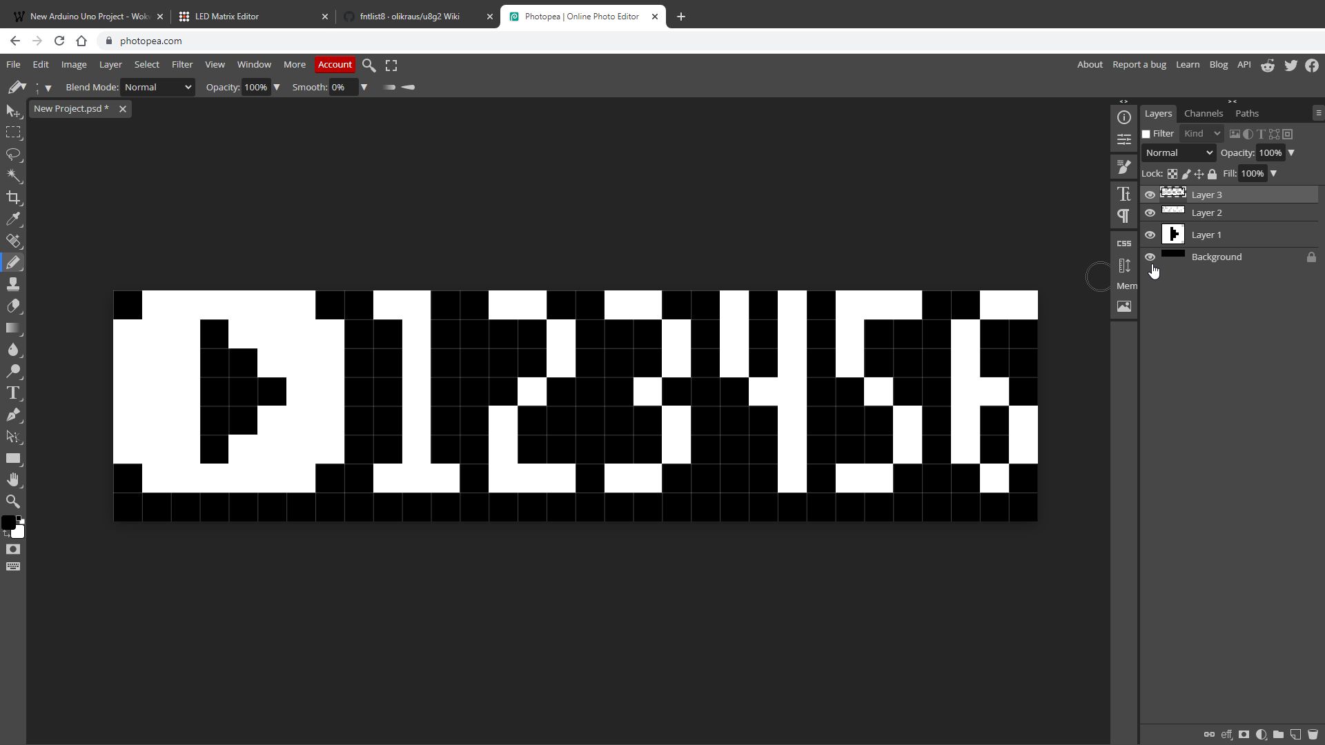 GitHub - upiir/arduino_matrix_display_max7219_u8g2: Arduino UNO with ...