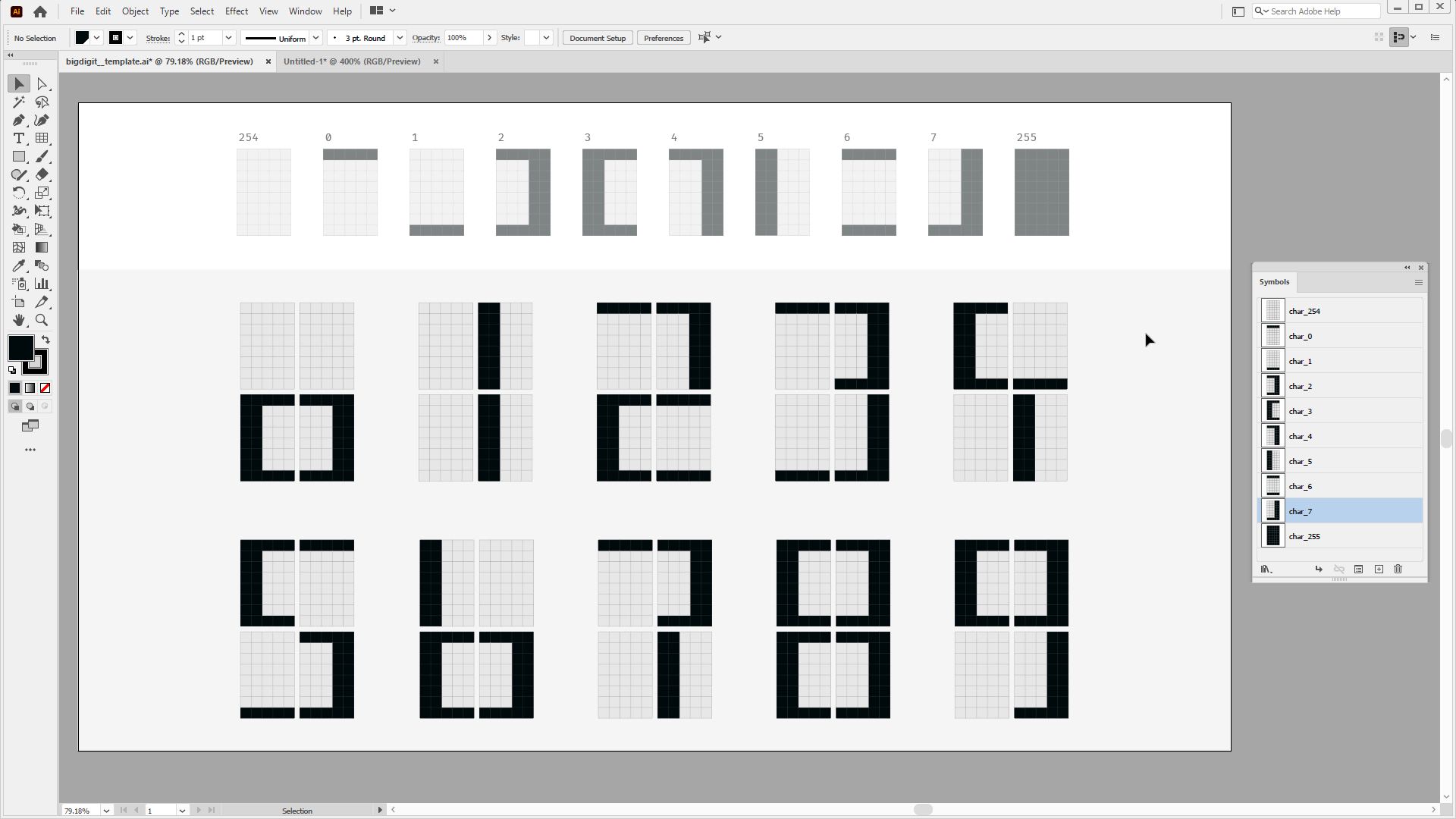 GitHub - upiir/character_display_big_digits: Big digits for character ...