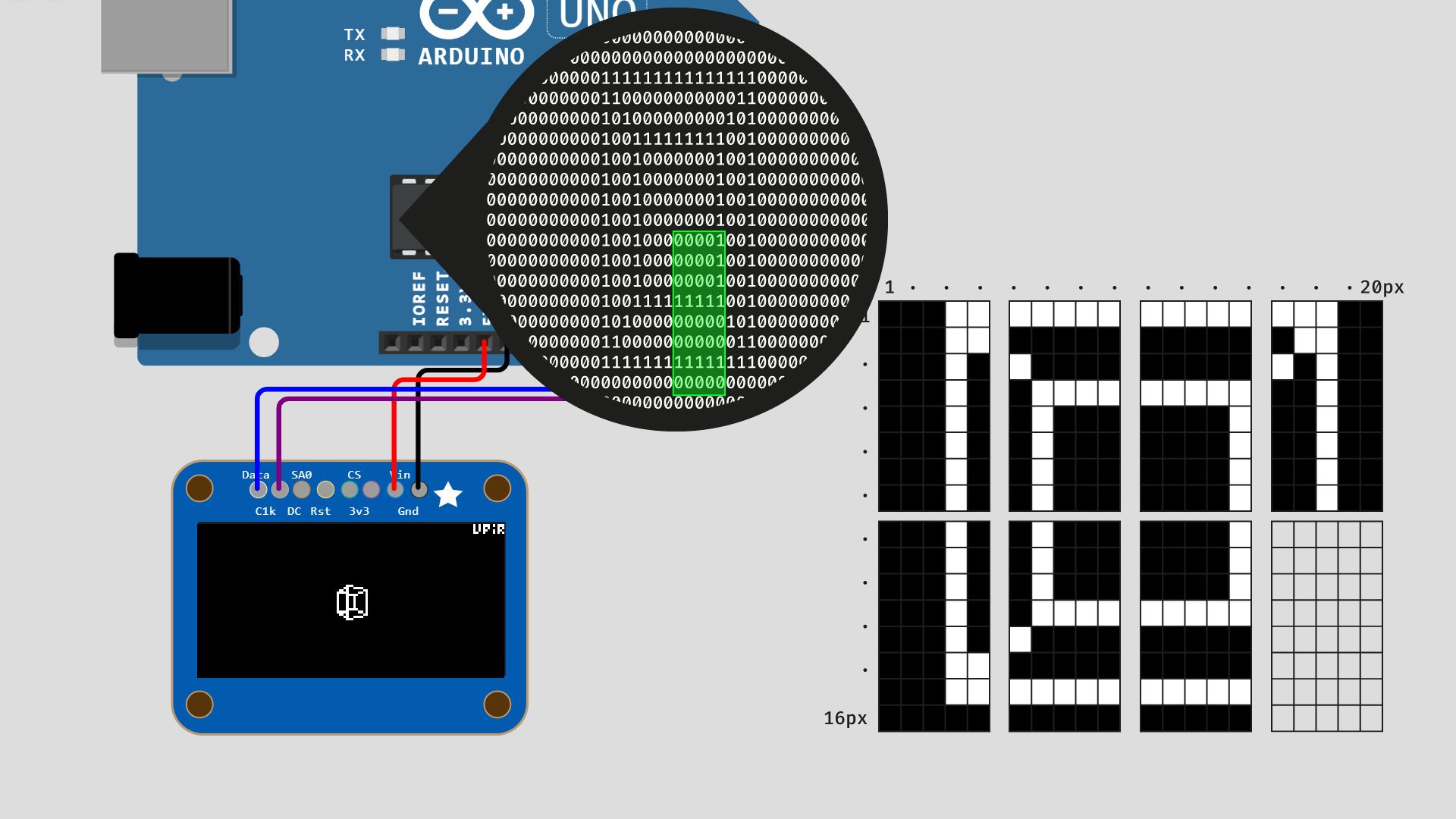 GitHub - upiir/3d_on_character_display: 3D Cube on the 16x2 Character Display
