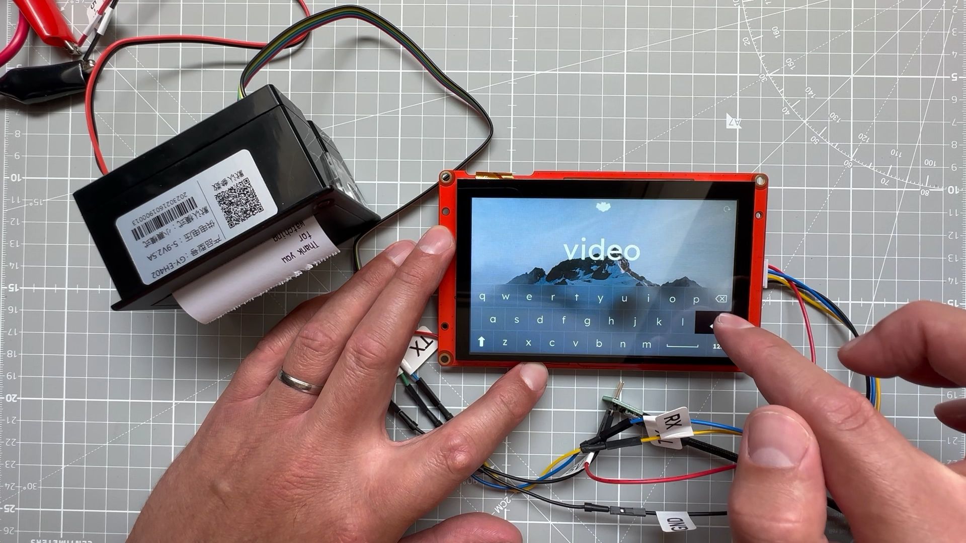 GitHub - upiir/diy_typewriter_nextion_display: DIY Typewriter using Nextion Display and Thermal ...