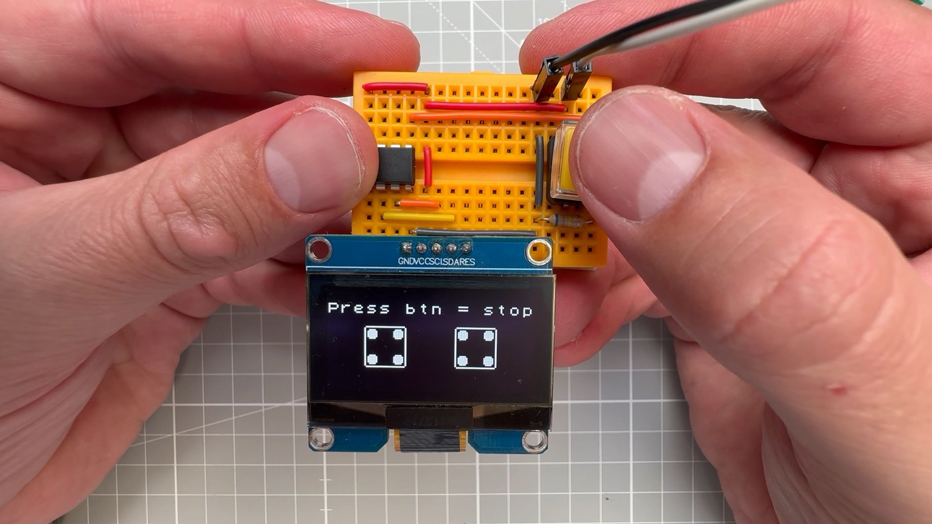 GitHub - upiir/attiny85_dice_game: Simplest game for ATtiny85 + OLED Display