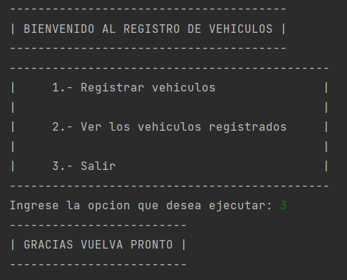 GitHub - dilan-flores/POO-PracticaVehiculos: Crear 5 vehículos e ingresar sus datos. Visualizar ...