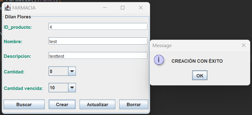 GitHub - dilan-flores/POO-Farmacia: Sistema CRUD en java. Contiene dos ...
