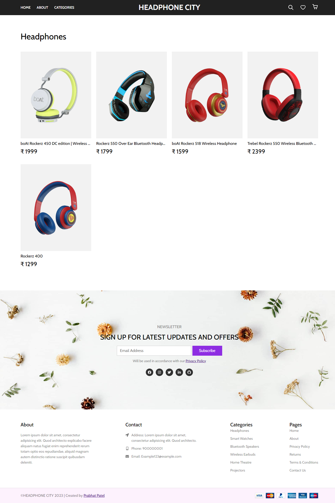 GitHub - i-m-prabhat/Headphone-City: This is the E-commerce Headphone ...