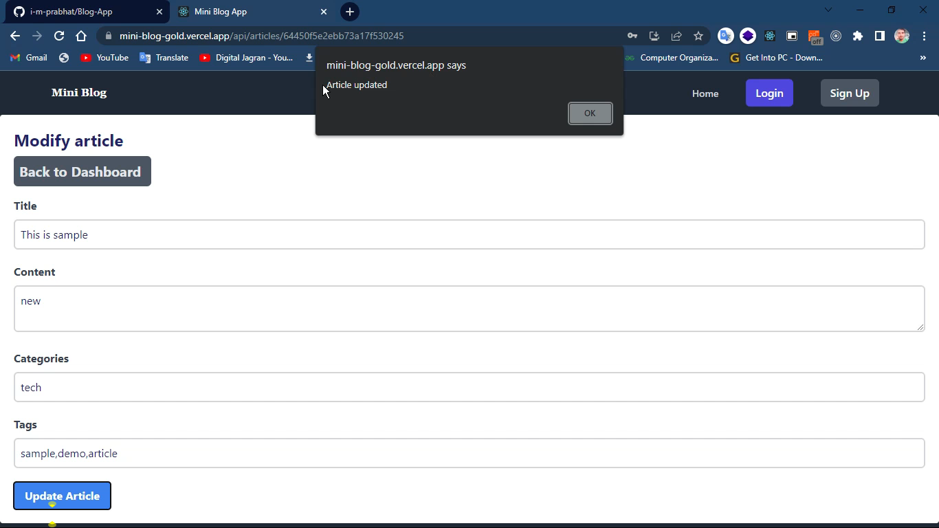 GitHub - i-m-prabhat/Blog-App