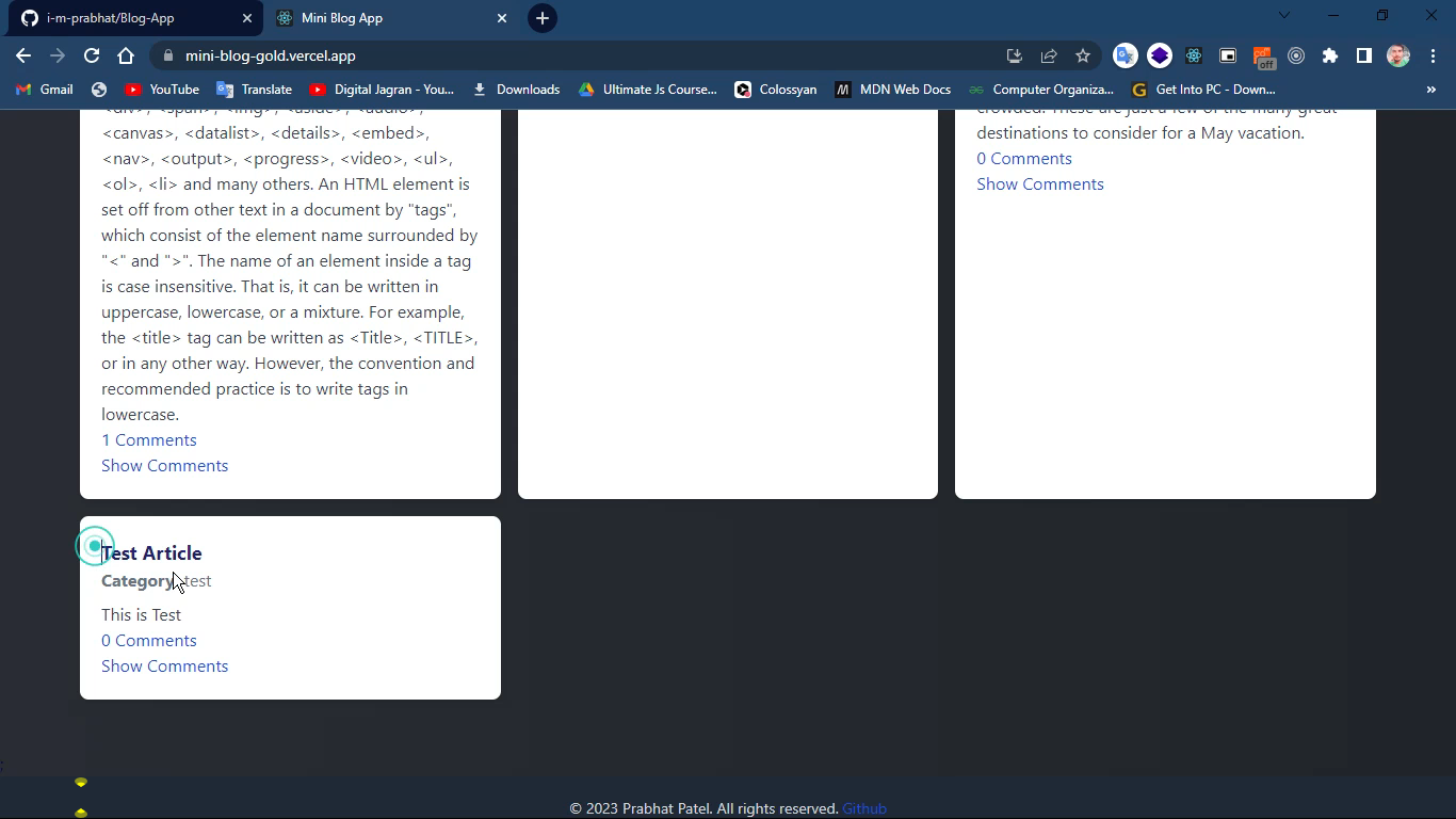 GitHub - i-m-prabhat/Blog-App