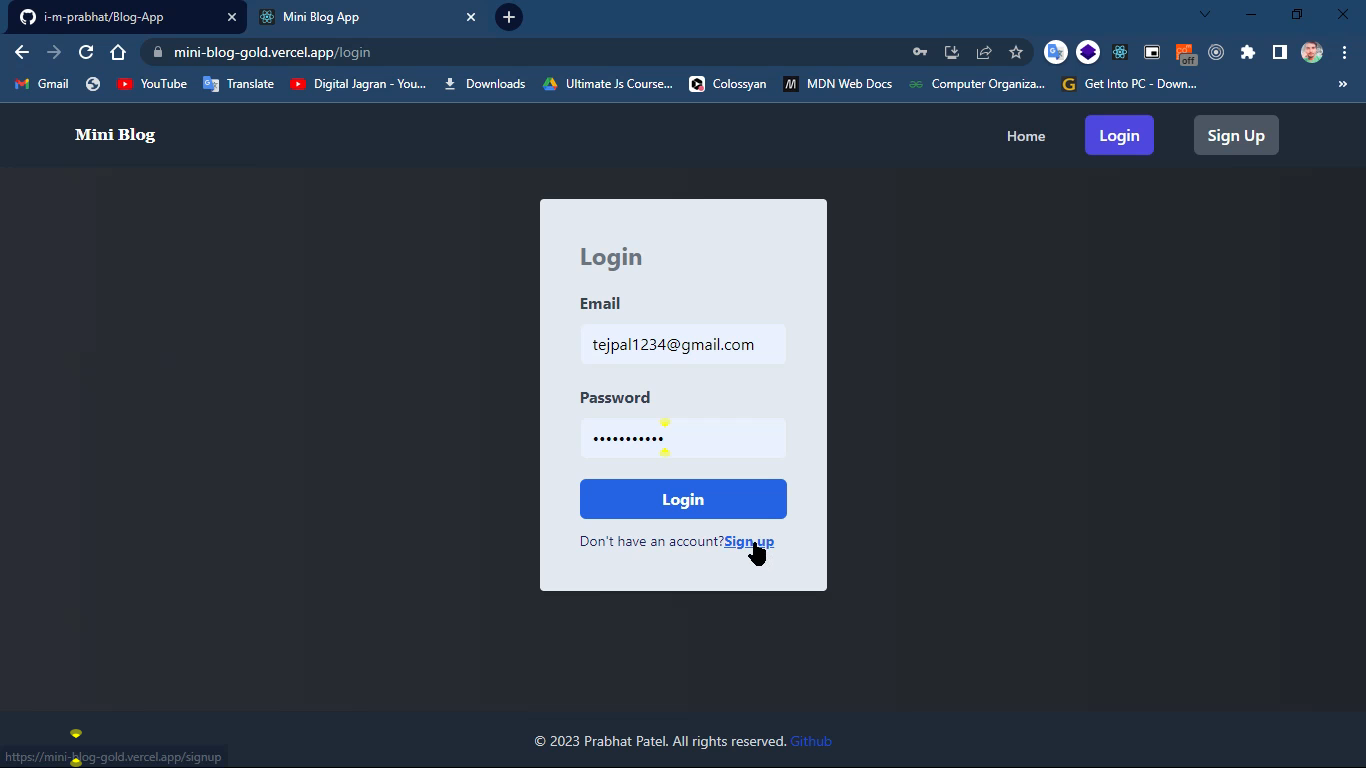 GitHub - i-m-prabhat/Blog-App