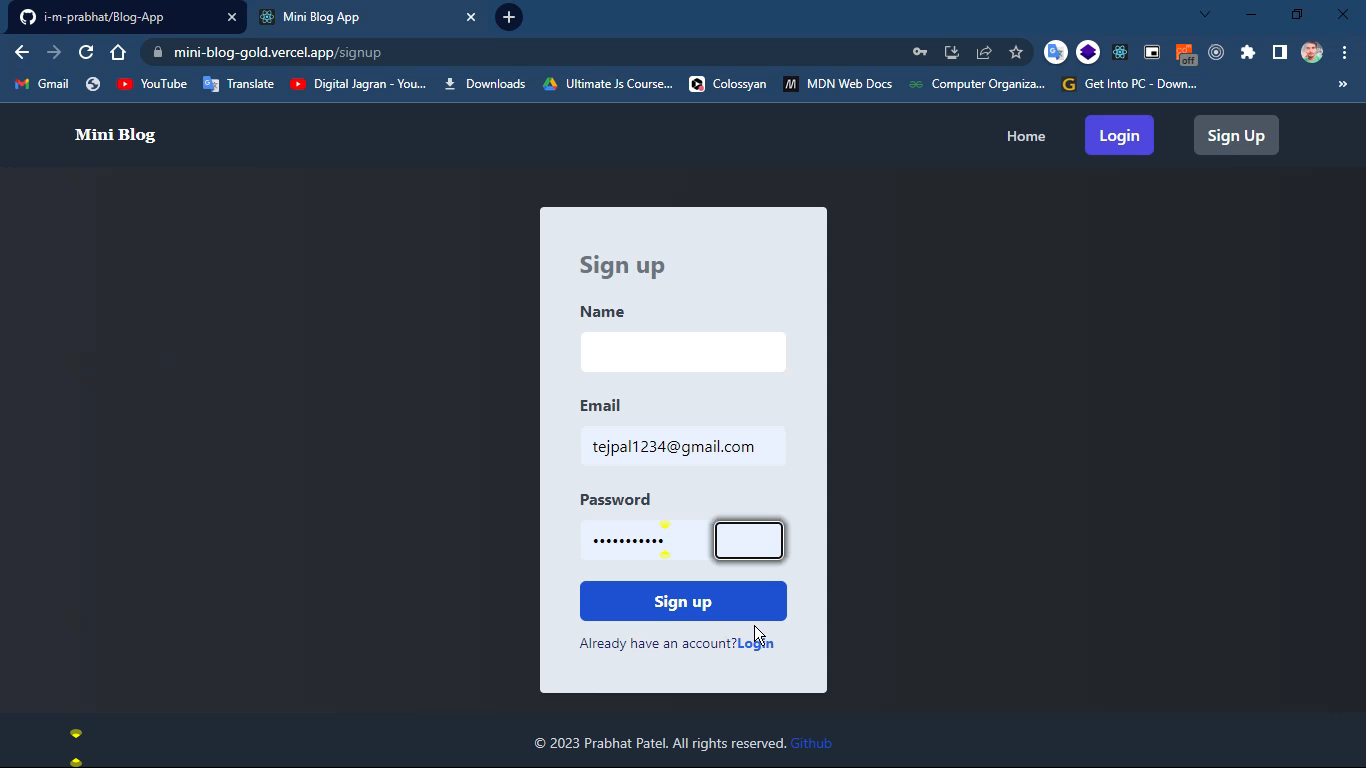 GitHub - i-m-prabhat/Blog-App