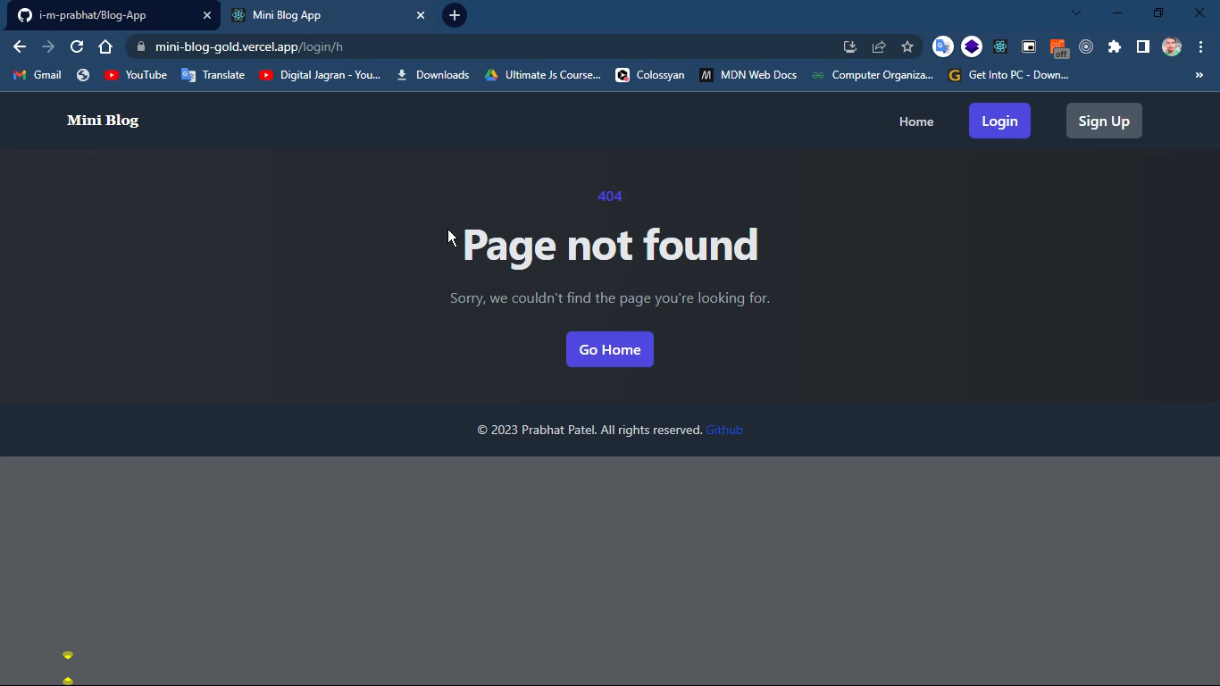 GitHub - i-m-prabhat/Blog-App