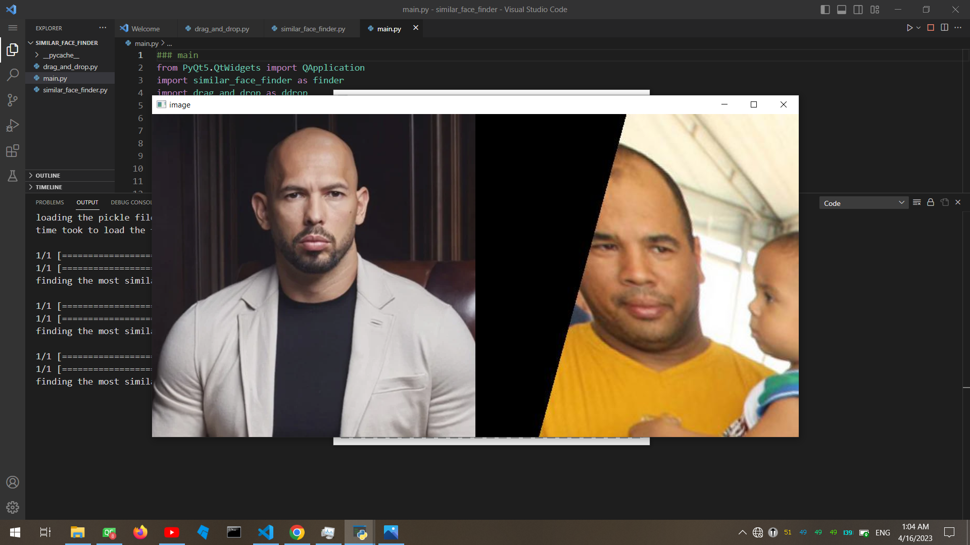 GitHub - E-ELMTALAB/SIMILAR-FACE-FINDER: Finding the most similar faces to you