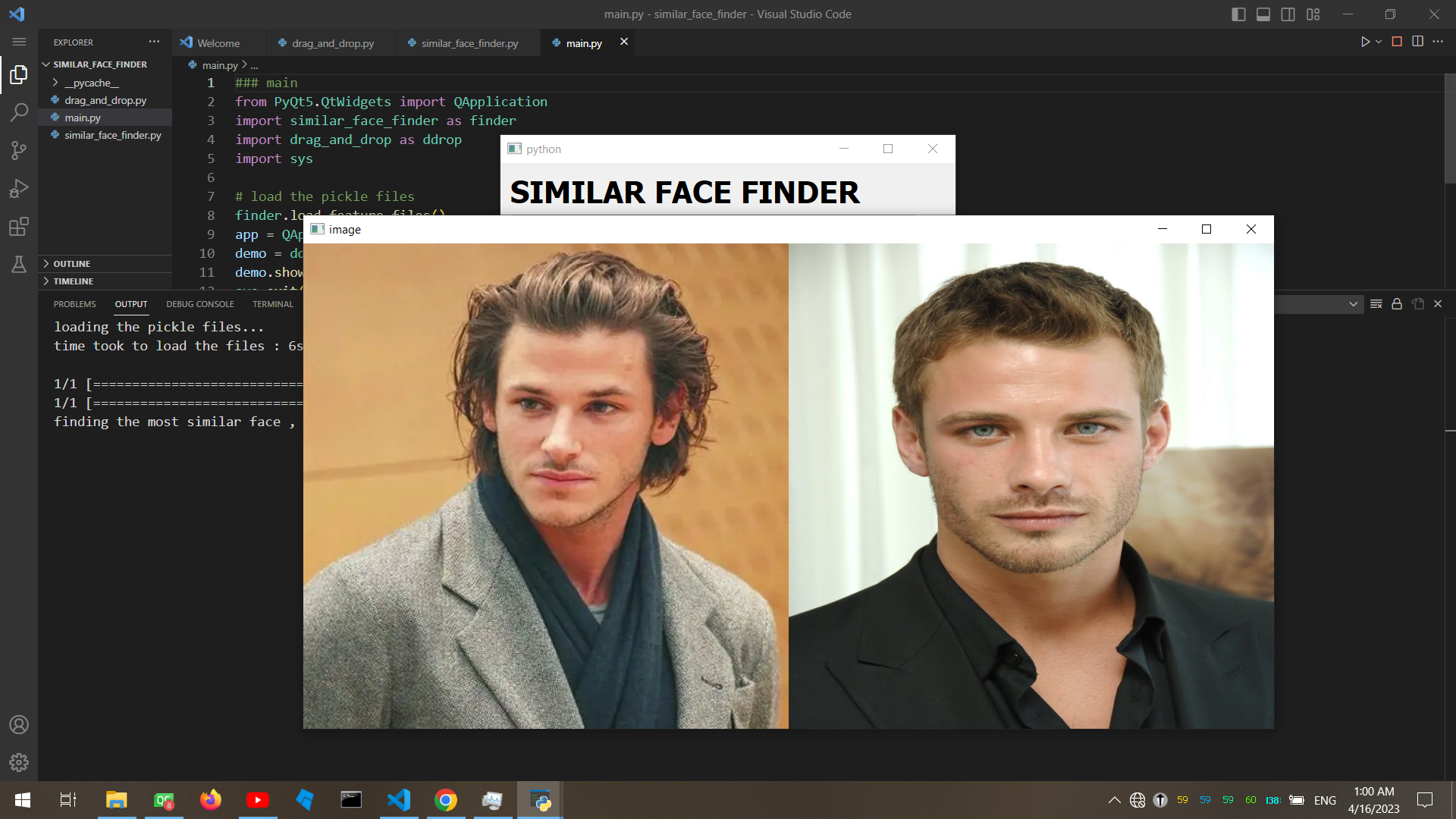 GitHub - E-ELMTALAB/SIMILAR-FACE-FINDER: Finding the most similar faces to you
