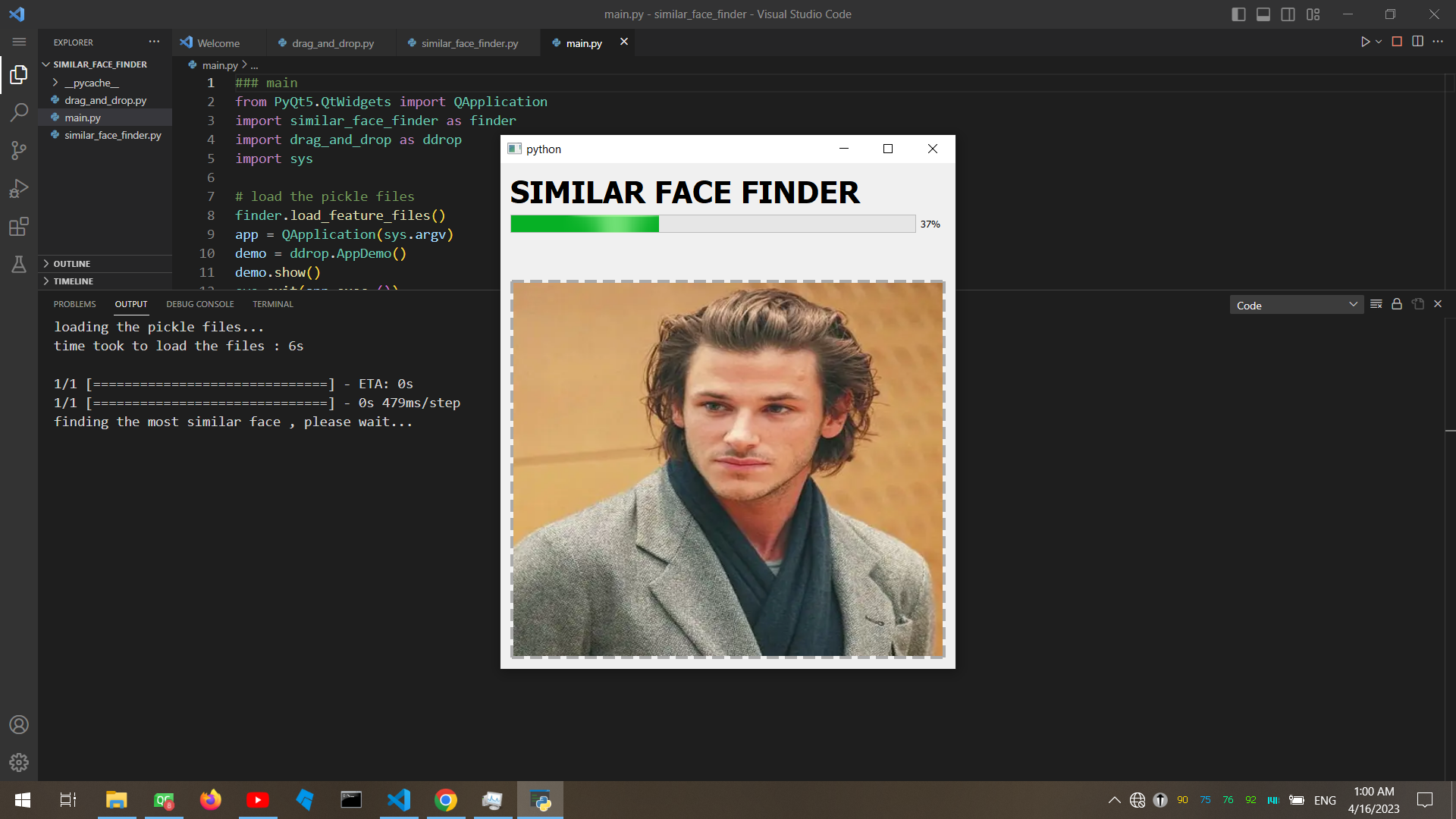 GitHub - E-ELMTALAB/SIMILAR-FACE-FINDER: Finding the most similar faces to you