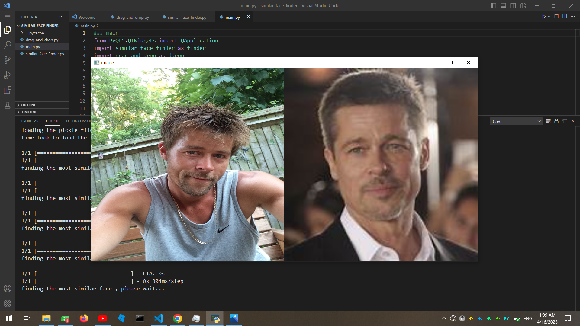 GitHub - E-ELMTALAB/SIMILAR-FACE-FINDER: Finding the most similar faces to you