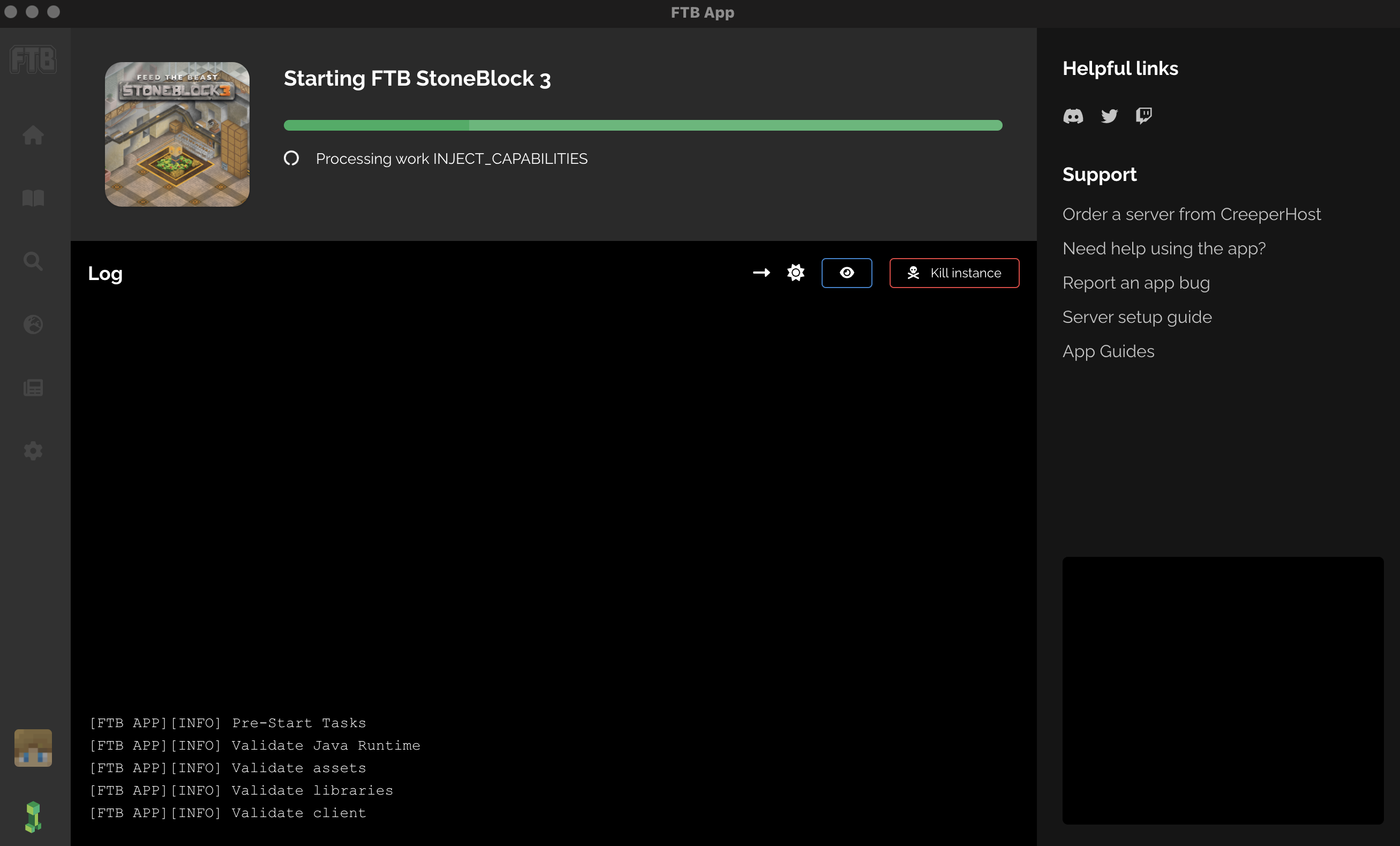 [Bug]: (StoneBlock 3) Minecraft won't launch · Issue #1807 · FTBTeam/FTB-Modpack-Issues · GitHub