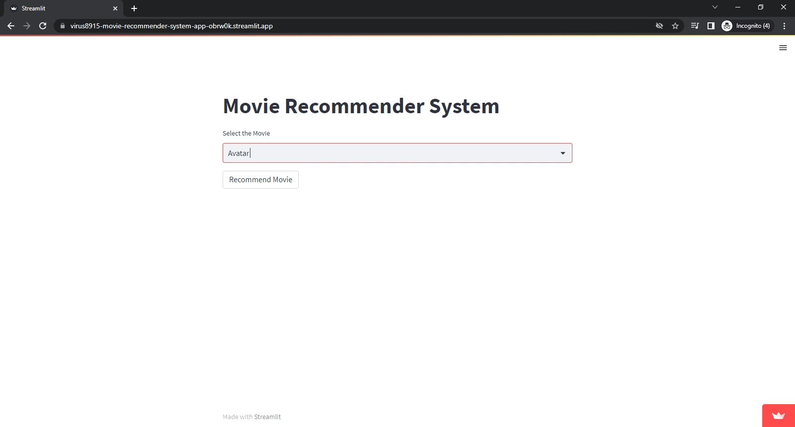 GitHub - Virus8915/Movie-Recommender-System: This is Movie ...