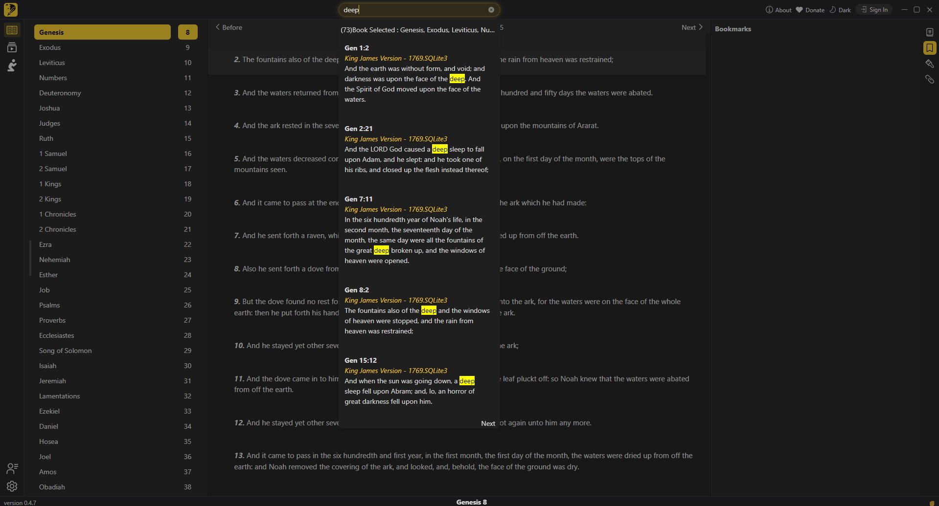 Highlight doesn't happen in the verse inside · Issue #86 · Bible-Projects/believers-sword-next ...