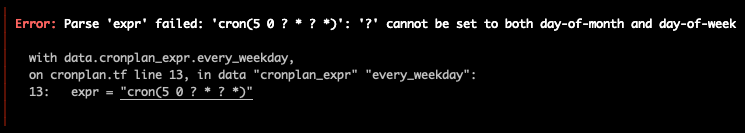 GitHub - winebarrel/terraform-provider-cronplan: Terraform provider to ...
