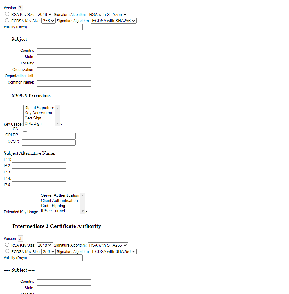GitHub - thomasteplick/certificatechain: Create an x509v3 certificate ...