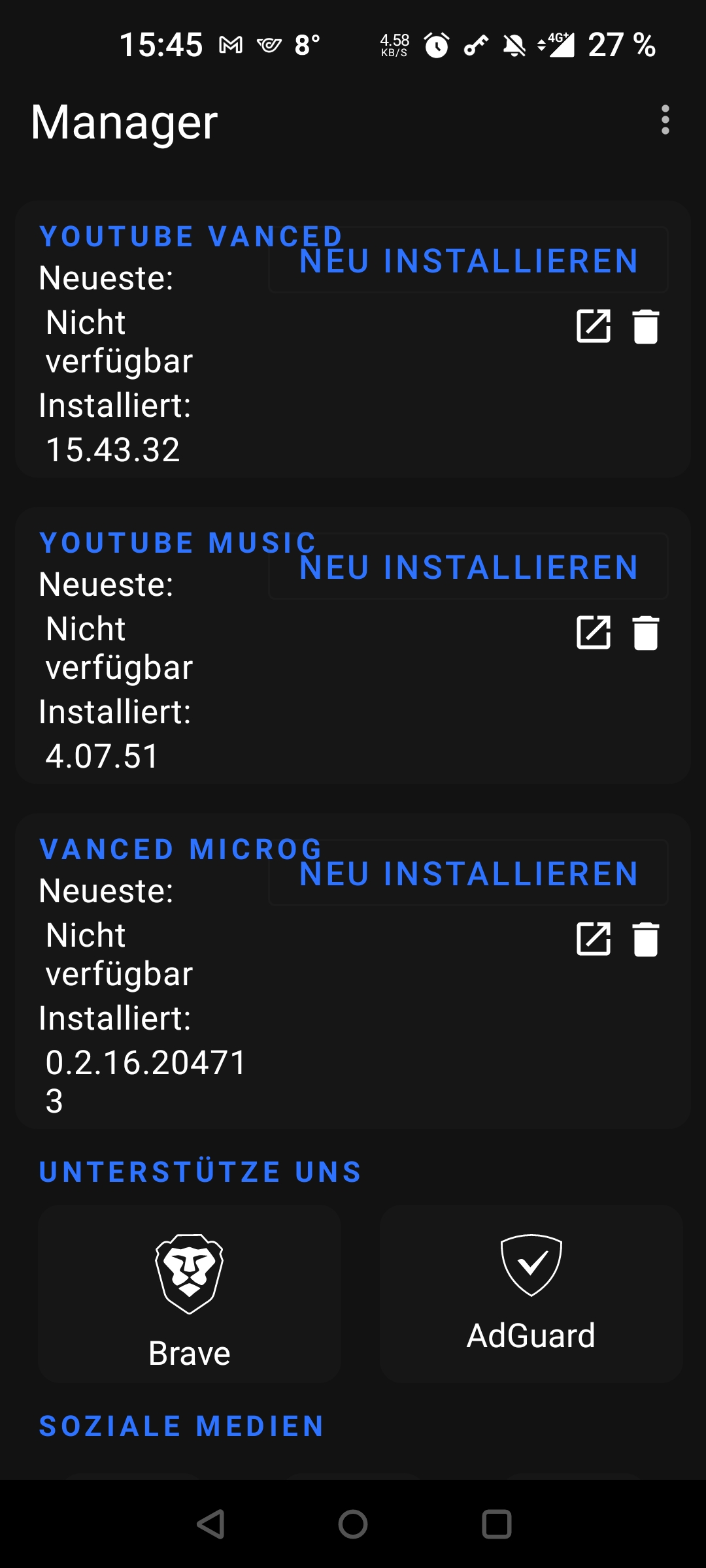 [non-root] Vanced Manager 2.2.1 · Issue #373 · TeamVanced/VancedManager · GitHub