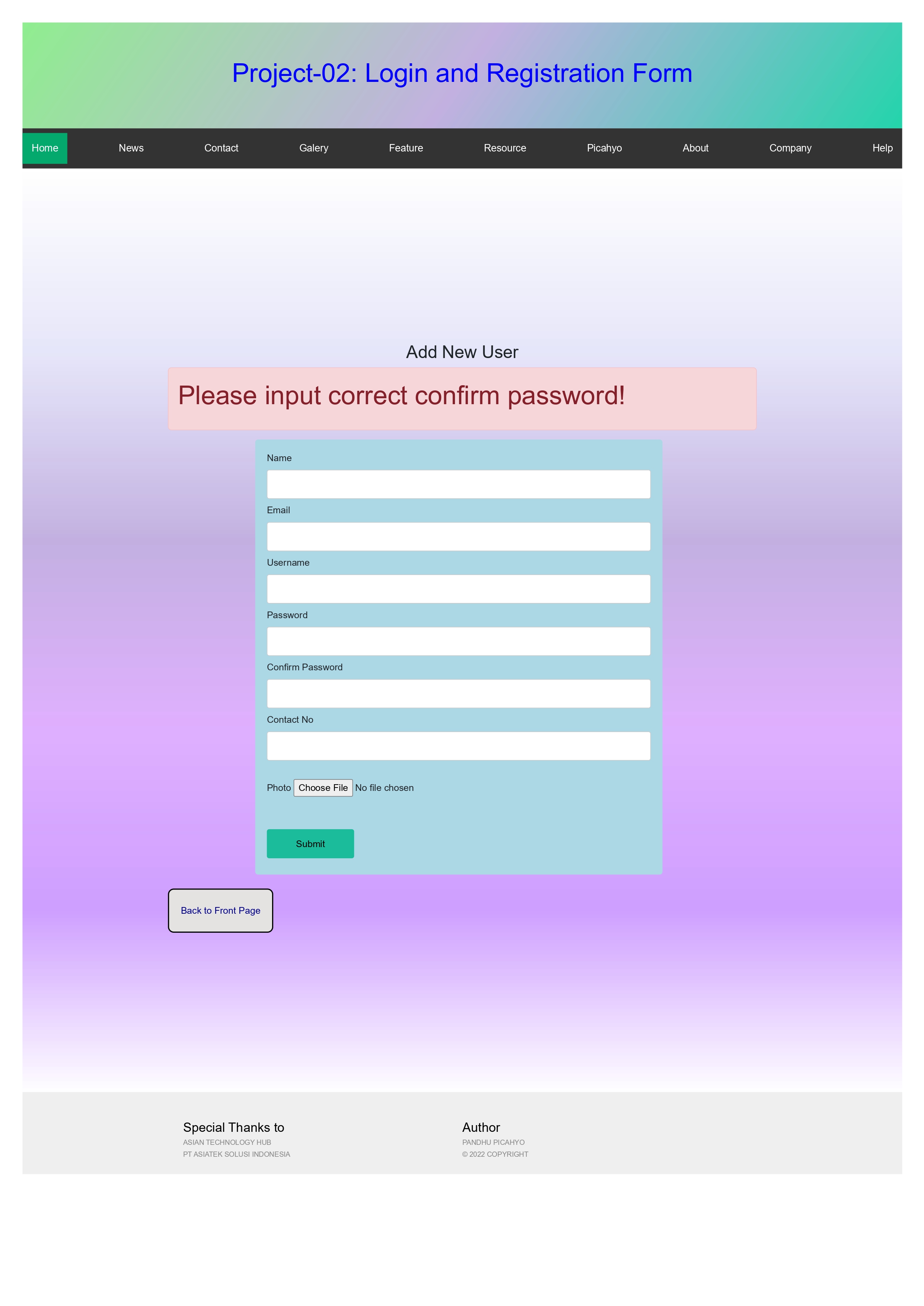 Github Pandhu Picahyouser Login With Java Servlet Jdbc Eclipse