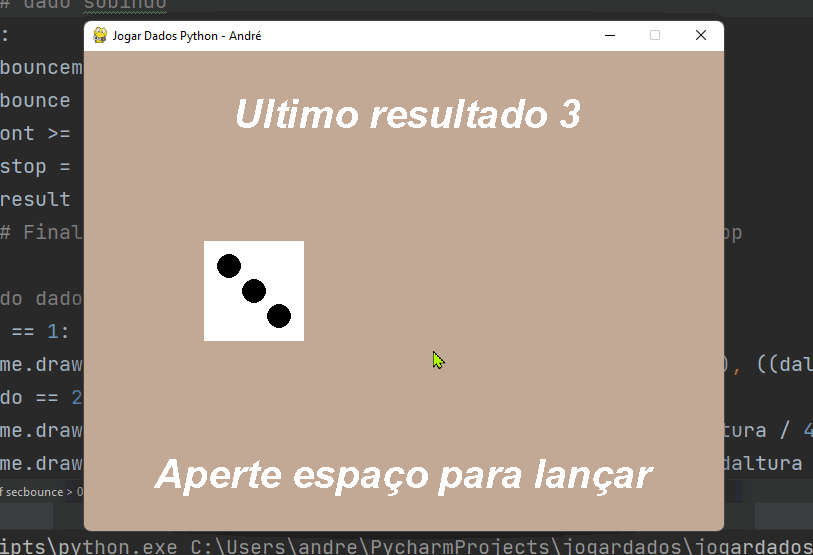 GitHub - AndreFilipeD/JogarDado: Um programa simples feito por mim em python utilizando a ...