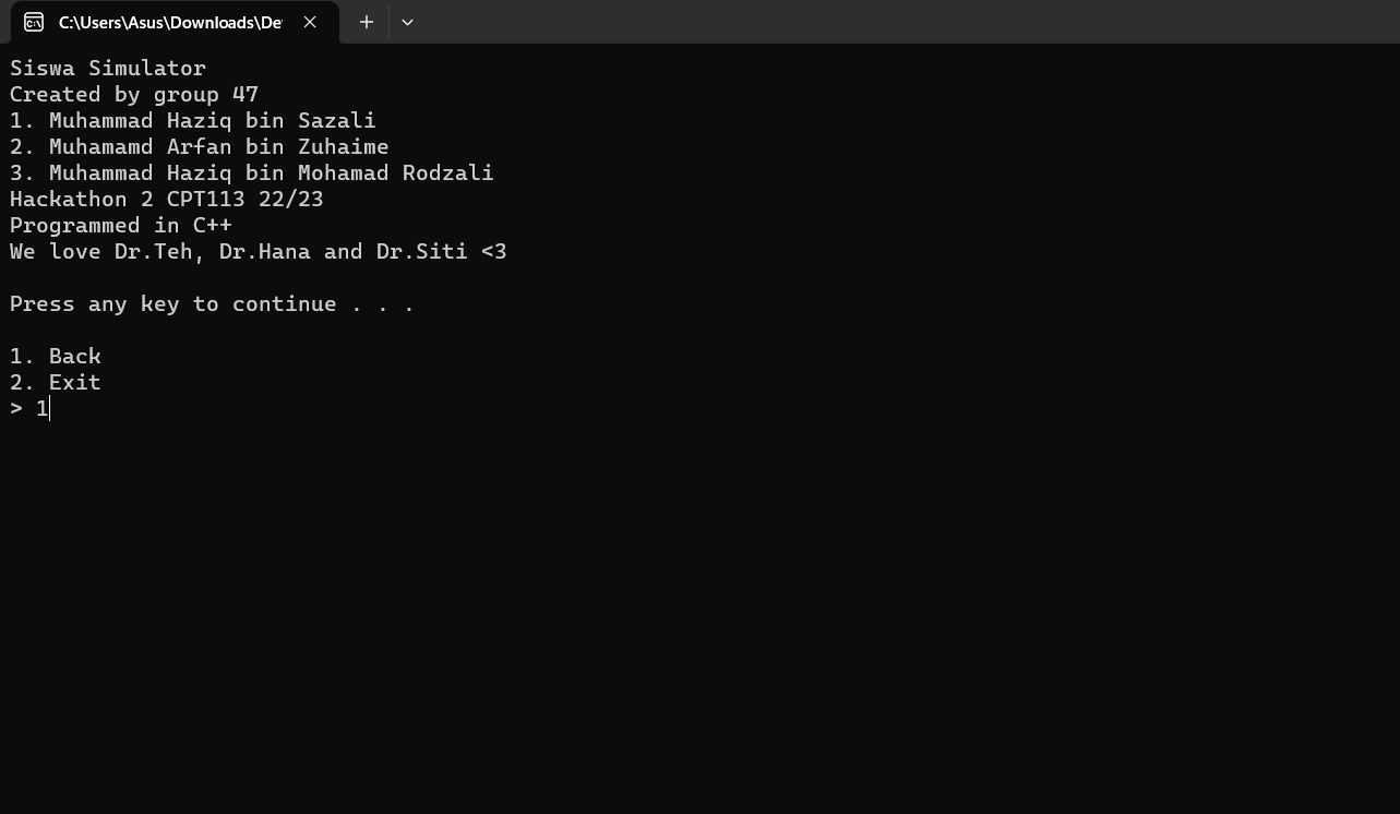 GitHub - muhdhaziq02/Hackathon2-Group47: CPT113 Hackathon 2