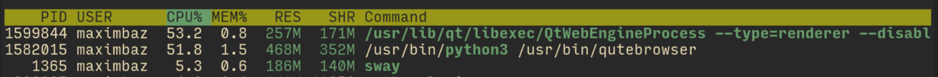 Reduce CPU usage · Issue #5375 · qutebrowser/qutebrowser · GitHub