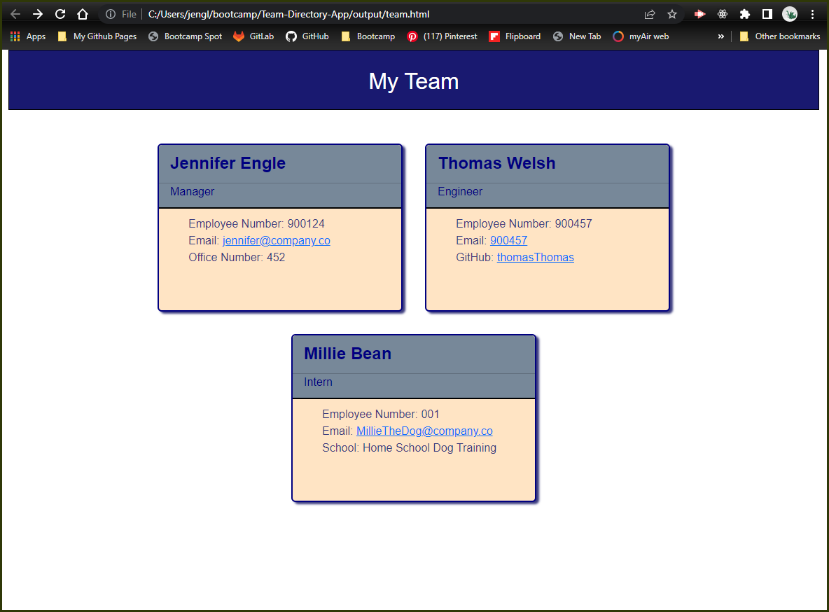 GitHub - jengle-dev/Team-Directory-App